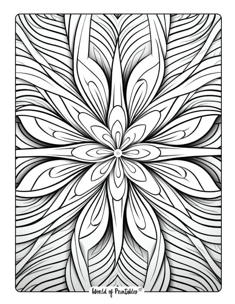 Pattern Coloring Pages - World of Printables