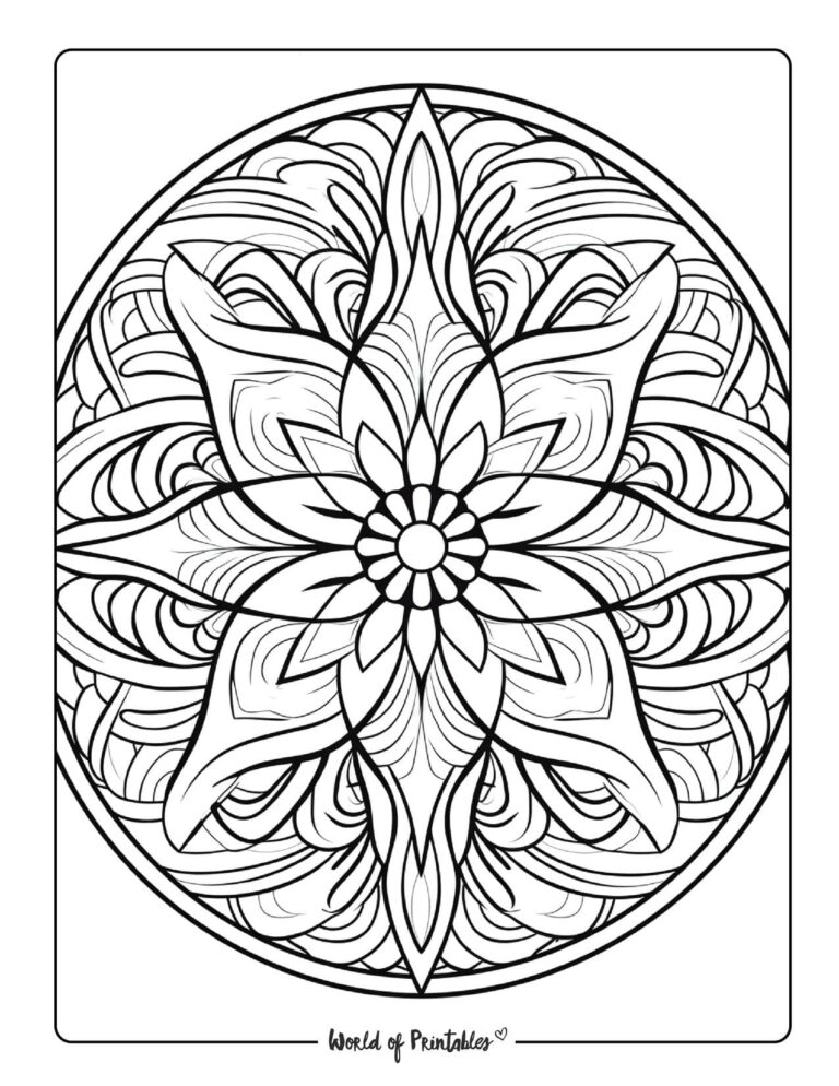 Pattern Coloring Pages - World of Printables
