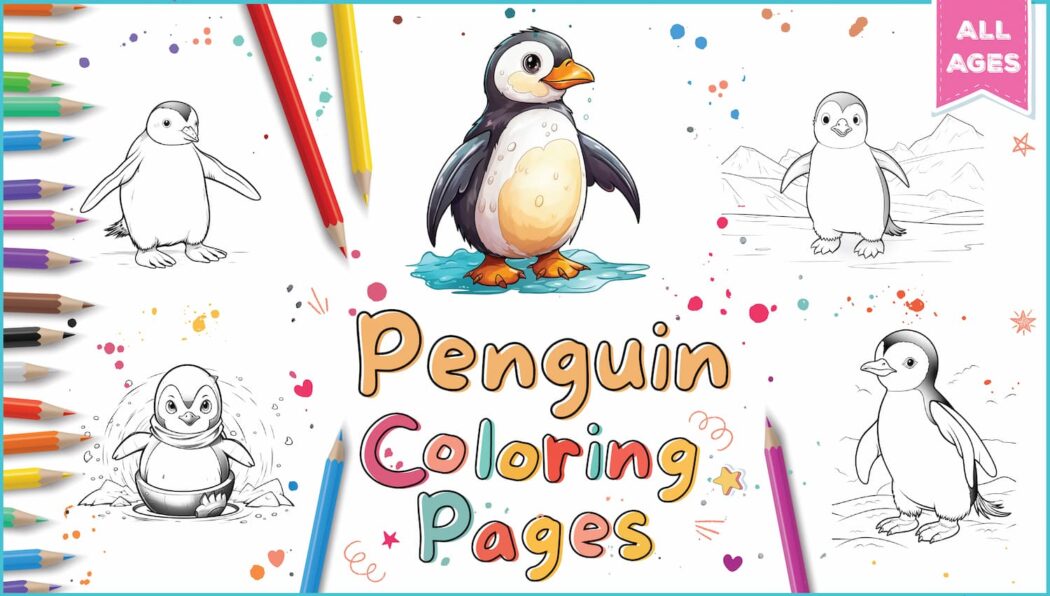 Penguin Coloring Pages For Kids & Adults - World of Printables