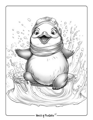 Penguin Coloring Pages For Kids & Adults - World of Printables