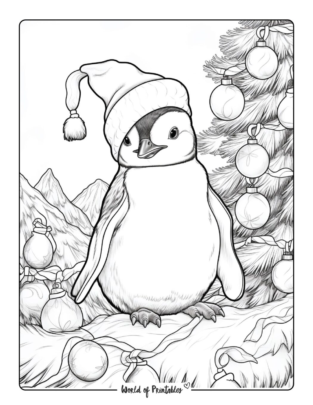 Penguin Coloring Pages For Kids & Adults - World of Printables