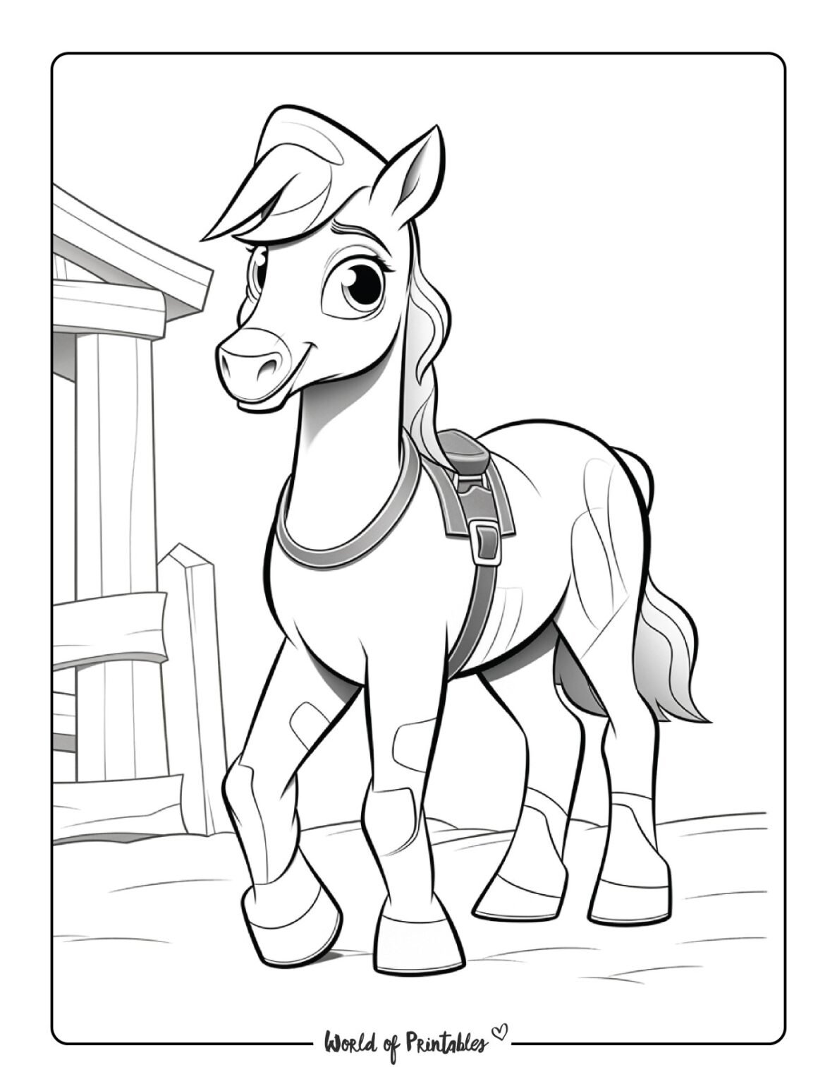 Pony Coloring Pages For Kids & Adults - World of Printables