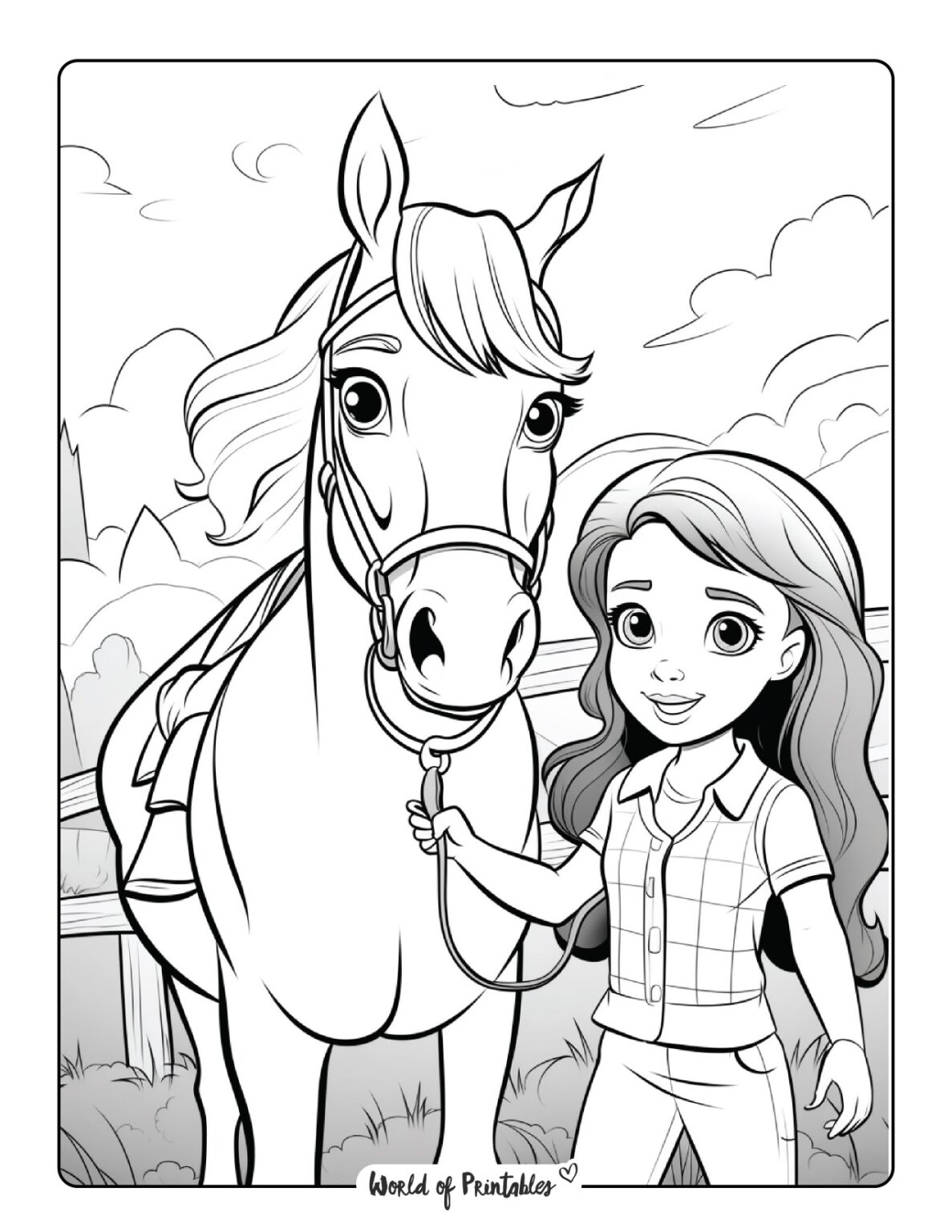 Pony Coloring Pages For Kids & Adults - World of Printables