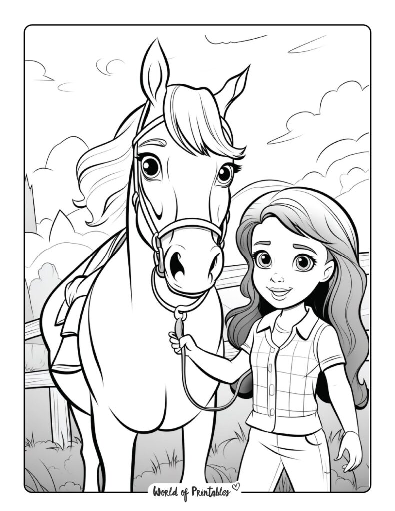 Pony Coloring Pages For Kids & Adults - World of Printables