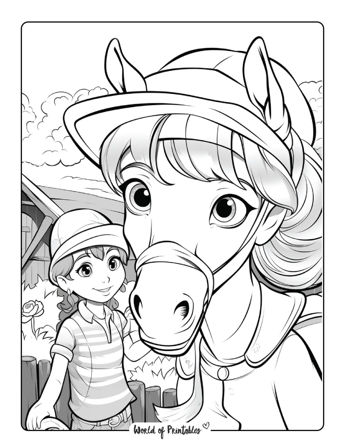 Pony Coloring Pages For Kids & Adults - World of Printables