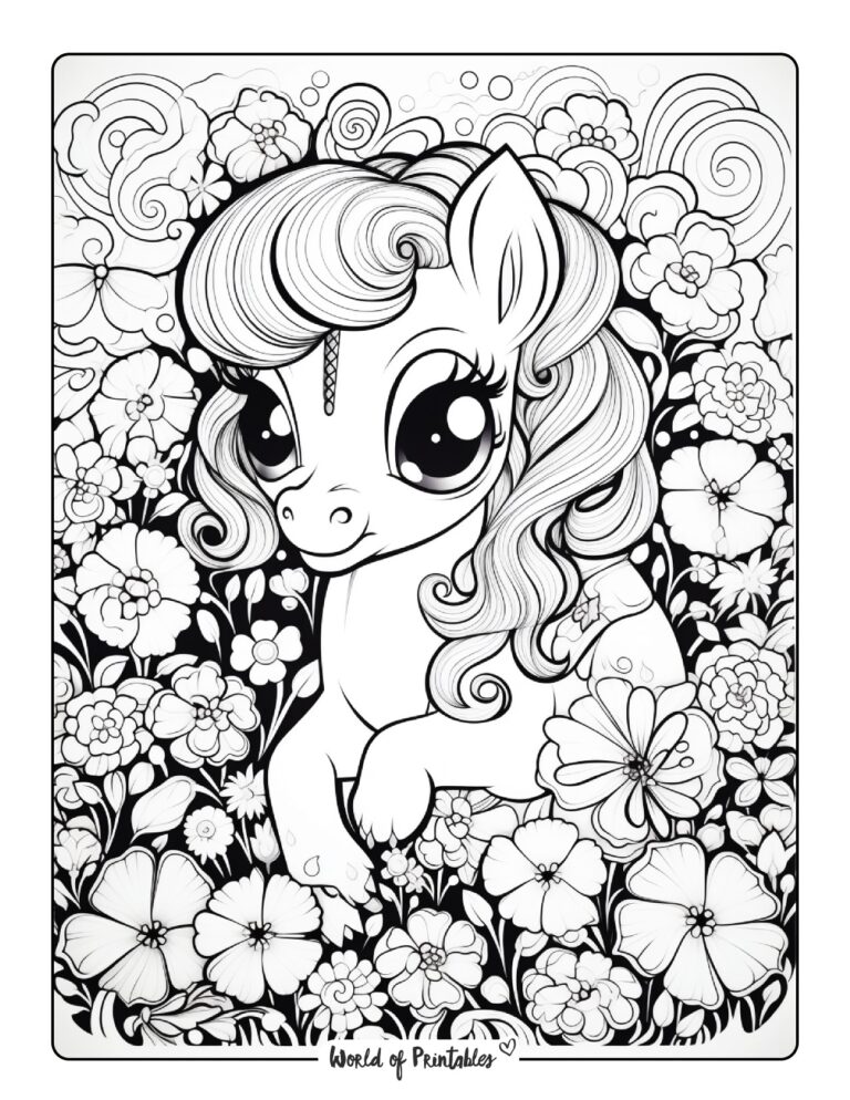 Pony Coloring Pages For Kids & Adults - World of Printables