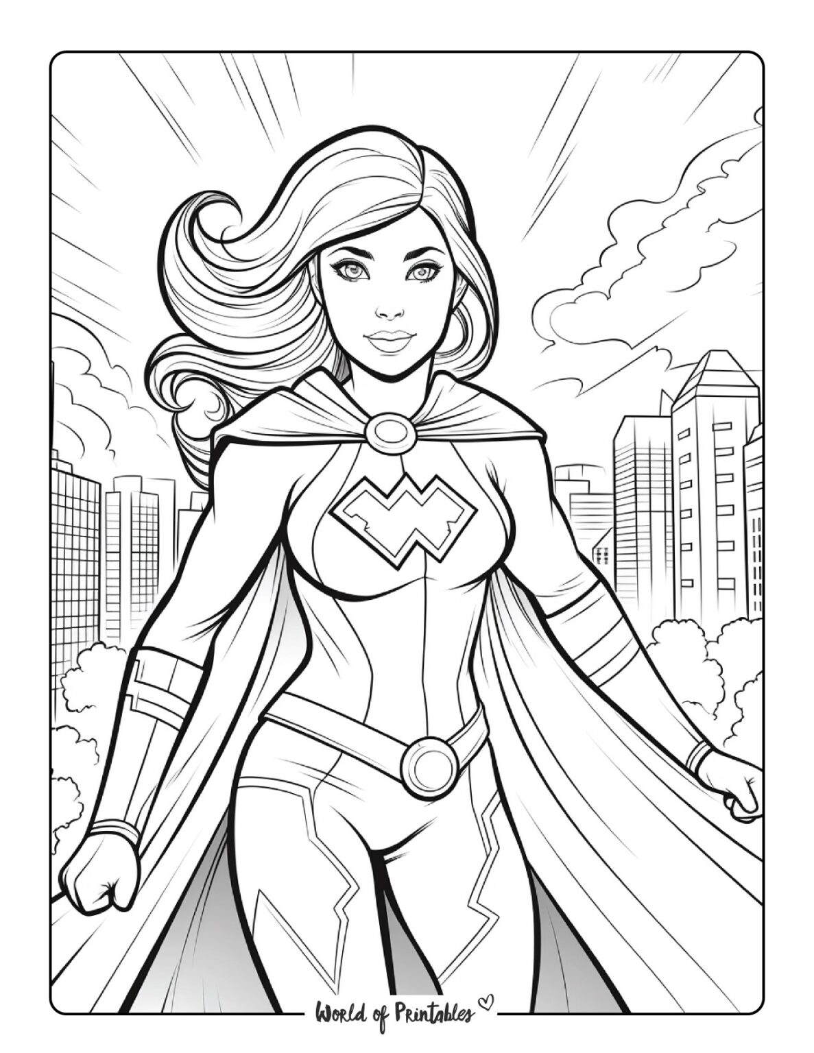 Hero Coloring Pages - World of Printables