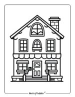 House Coloring Pages For Kids & Adults - World of Printables