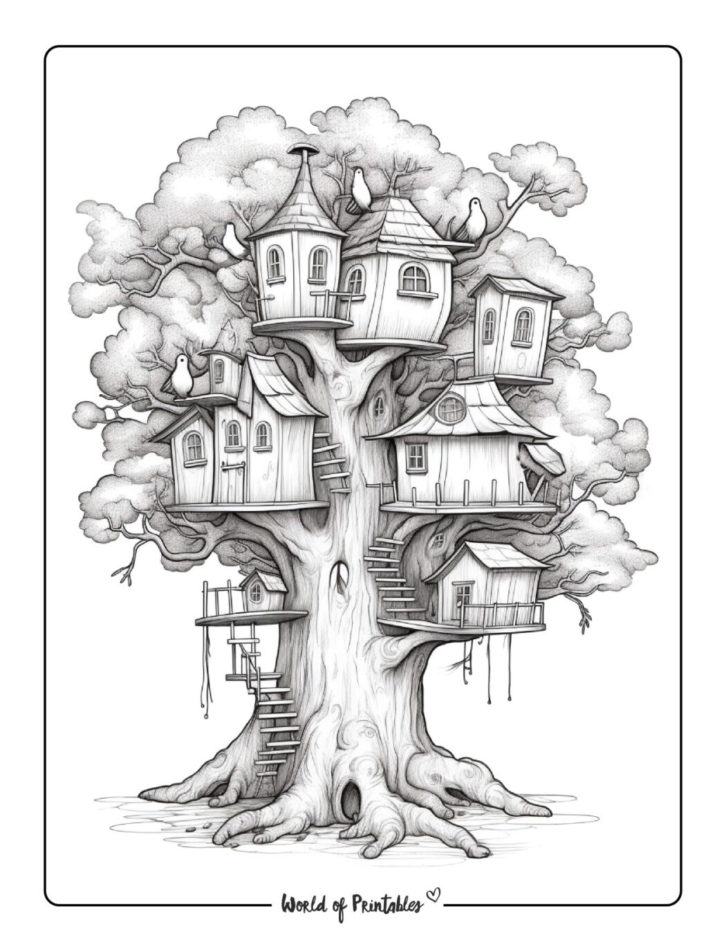 House Coloring Pages For Kids & Adults - World of Printables
