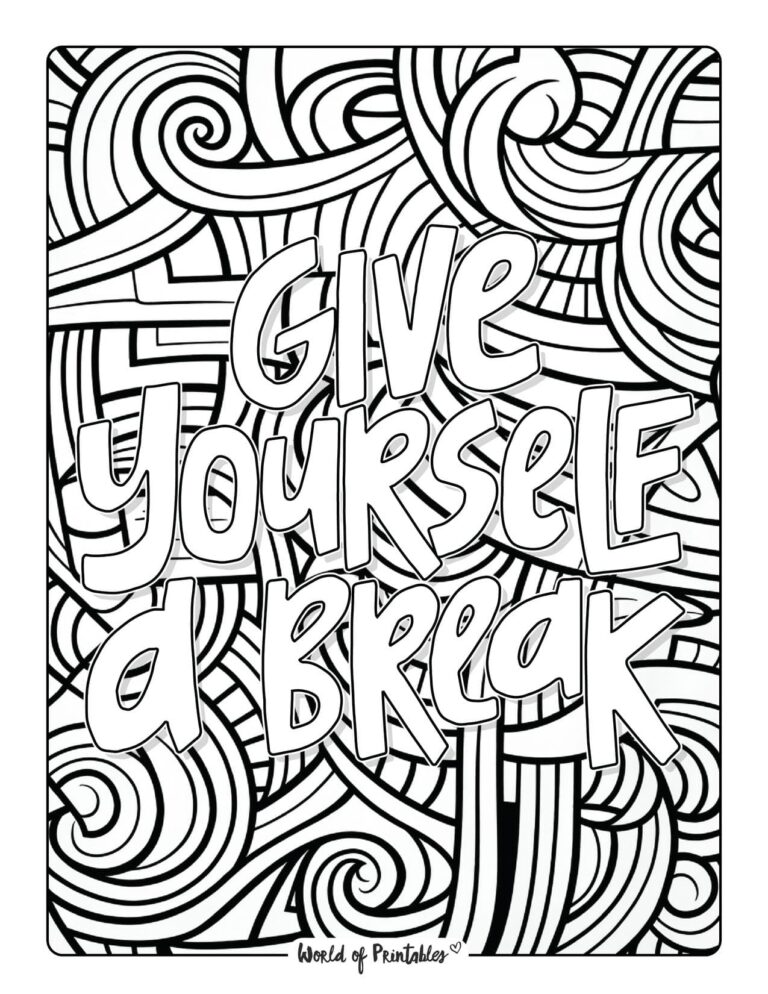 Quote Coloring Pages - World of Printables