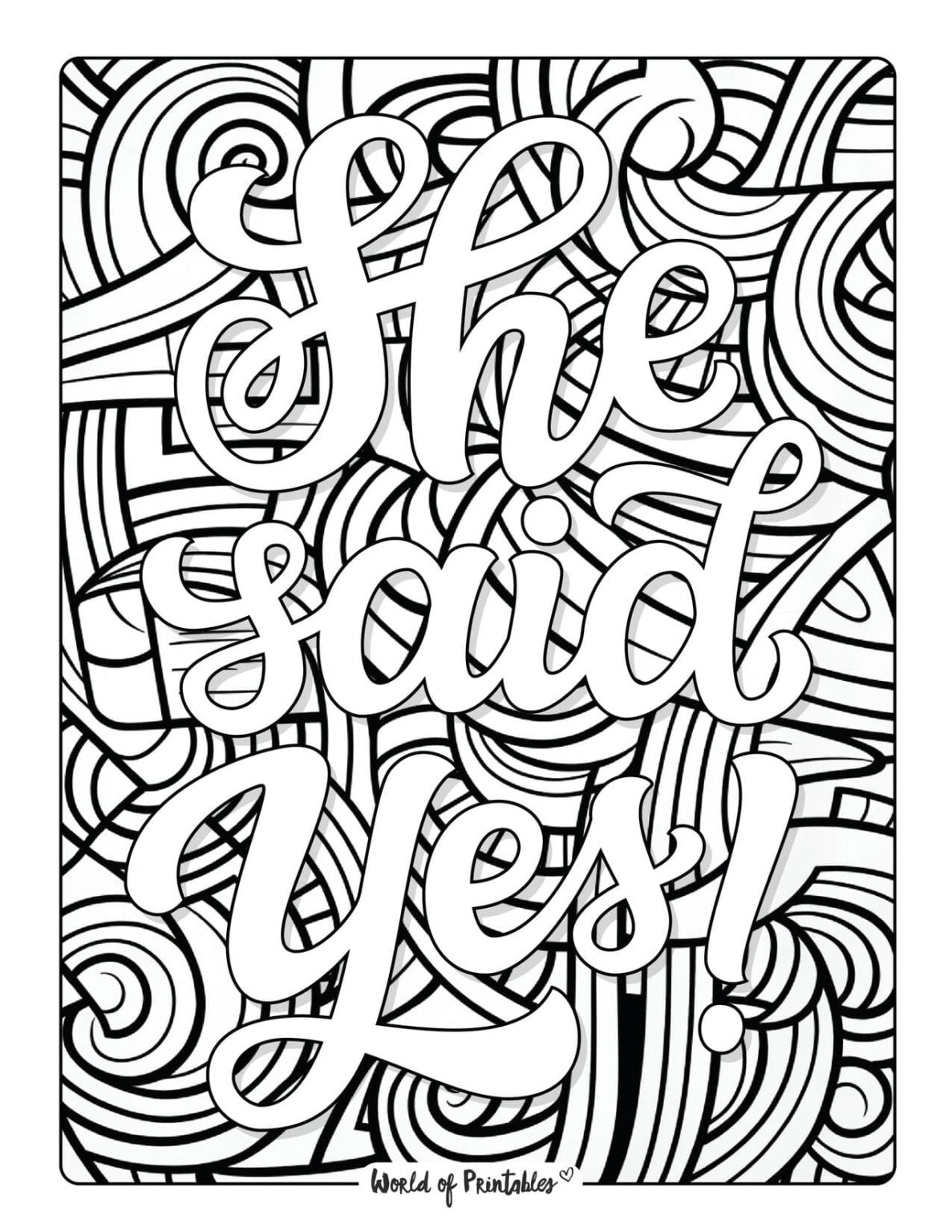 Quote Coloring Pages - World of Printables