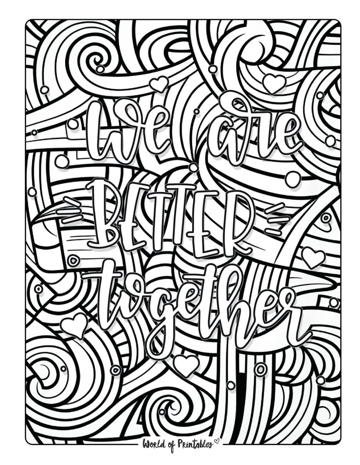 Quote Coloring Pages - World of Printables