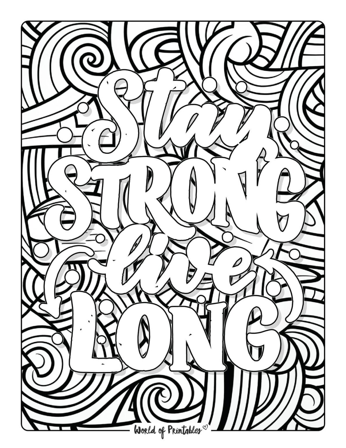 Quote Coloring Pages - World of Printables