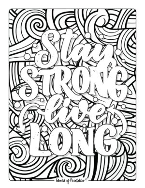 Quote Coloring Pages - World of Printables