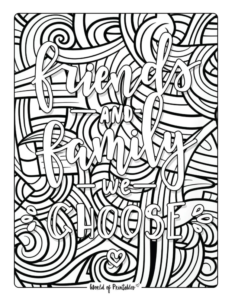 Quote Coloring Pages - World of Printables