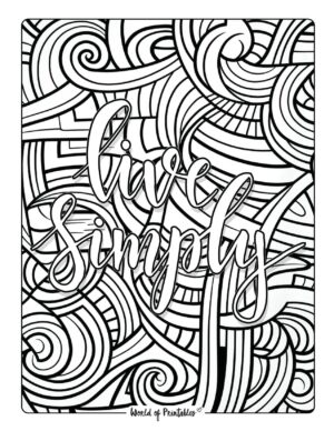 Quote Coloring Pages - World of Printables