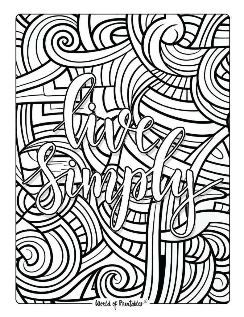 Quote Coloring Pages - World of Printables
