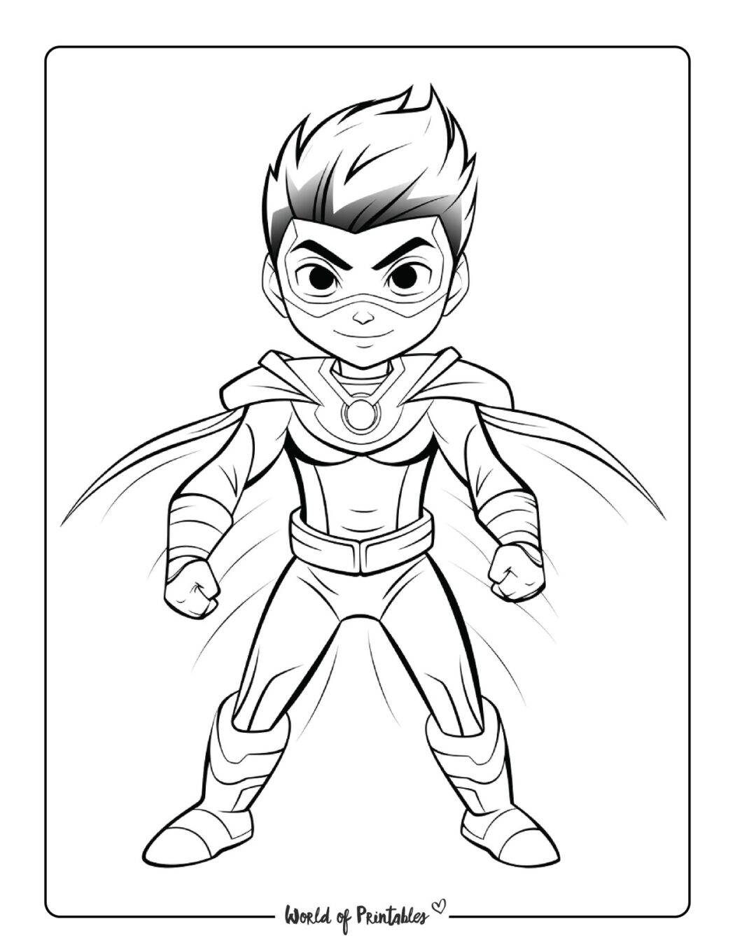 Hero Coloring Pages - World of Printables