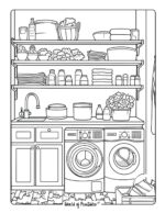 Room Coloring Pages - World of Printables