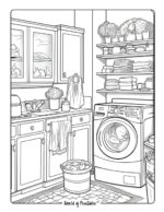 Room Coloring Pages - World of Printables