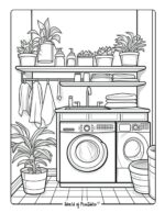 Room Coloring Pages - World of Printables