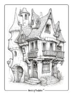 House Coloring Pages For Kids & Adults - World of Printables