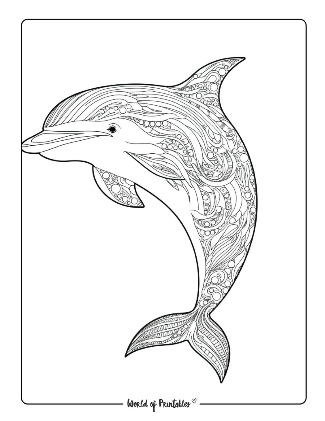 Sea Animal Coloring Pages For Kids & Adults - World of Printables
