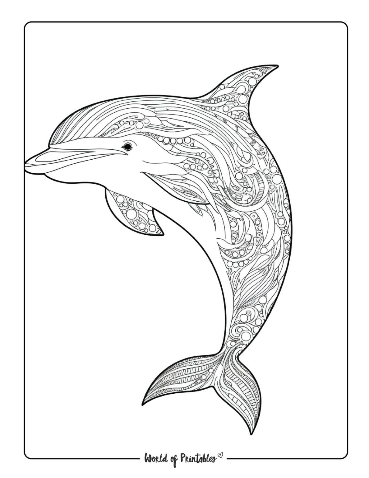 Sea Animal Coloring Pages For Kids & Adults - World of Printables