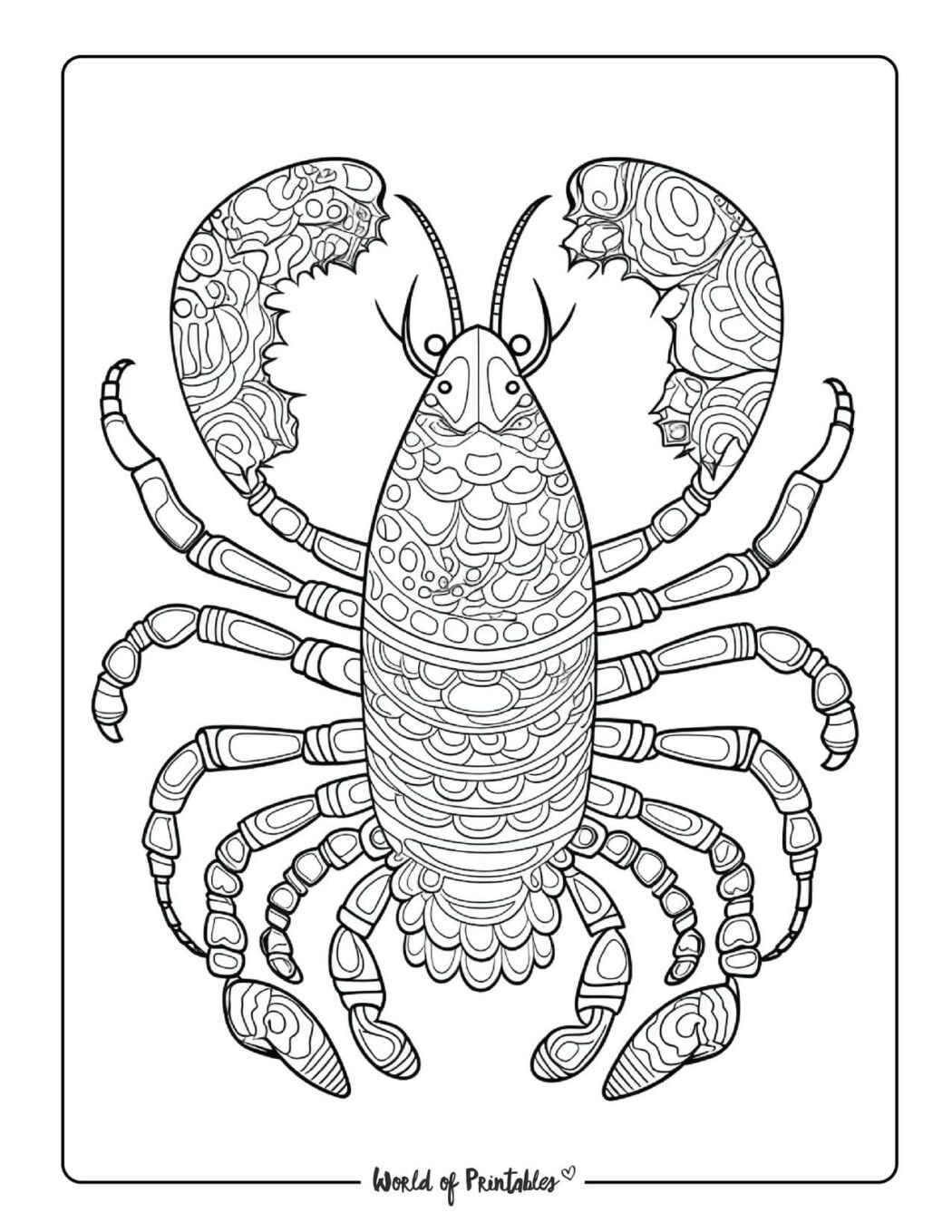 Sea Animal Coloring Pages For Kids & Adults - World of Printables