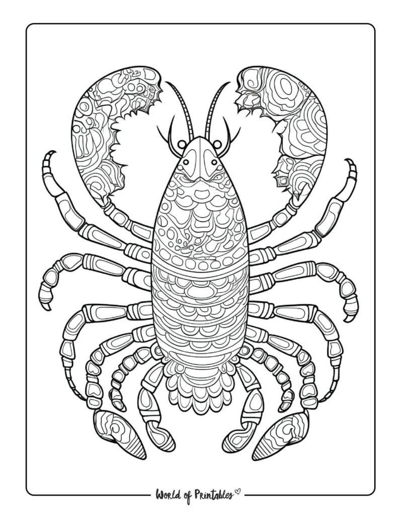 Sea Animal Coloring Pages For Kids & Adults - World of Printables