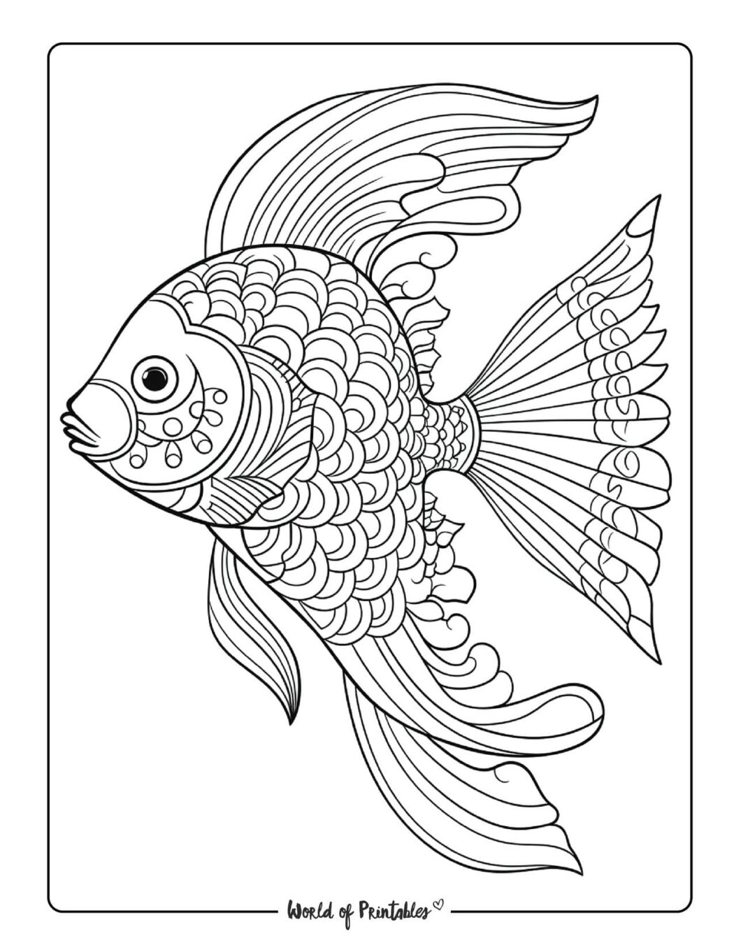 Sea Animal Coloring Pages For Kids & Adults - World of Printables