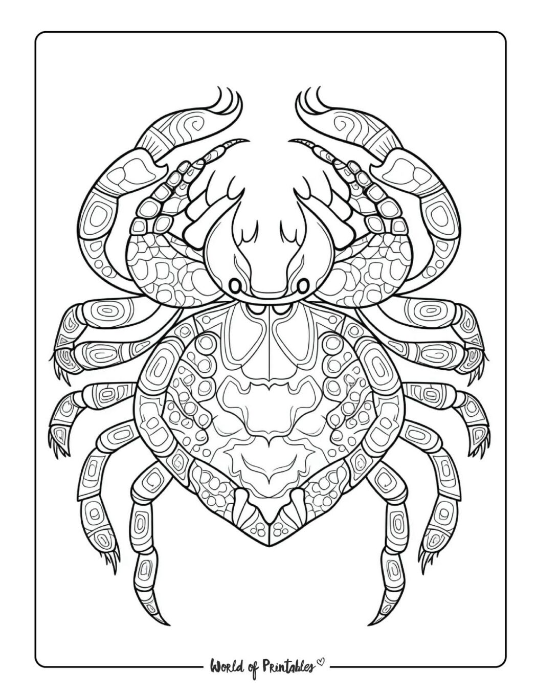 Sea Animal Coloring Pages For Kids & Adults - World of Printables
