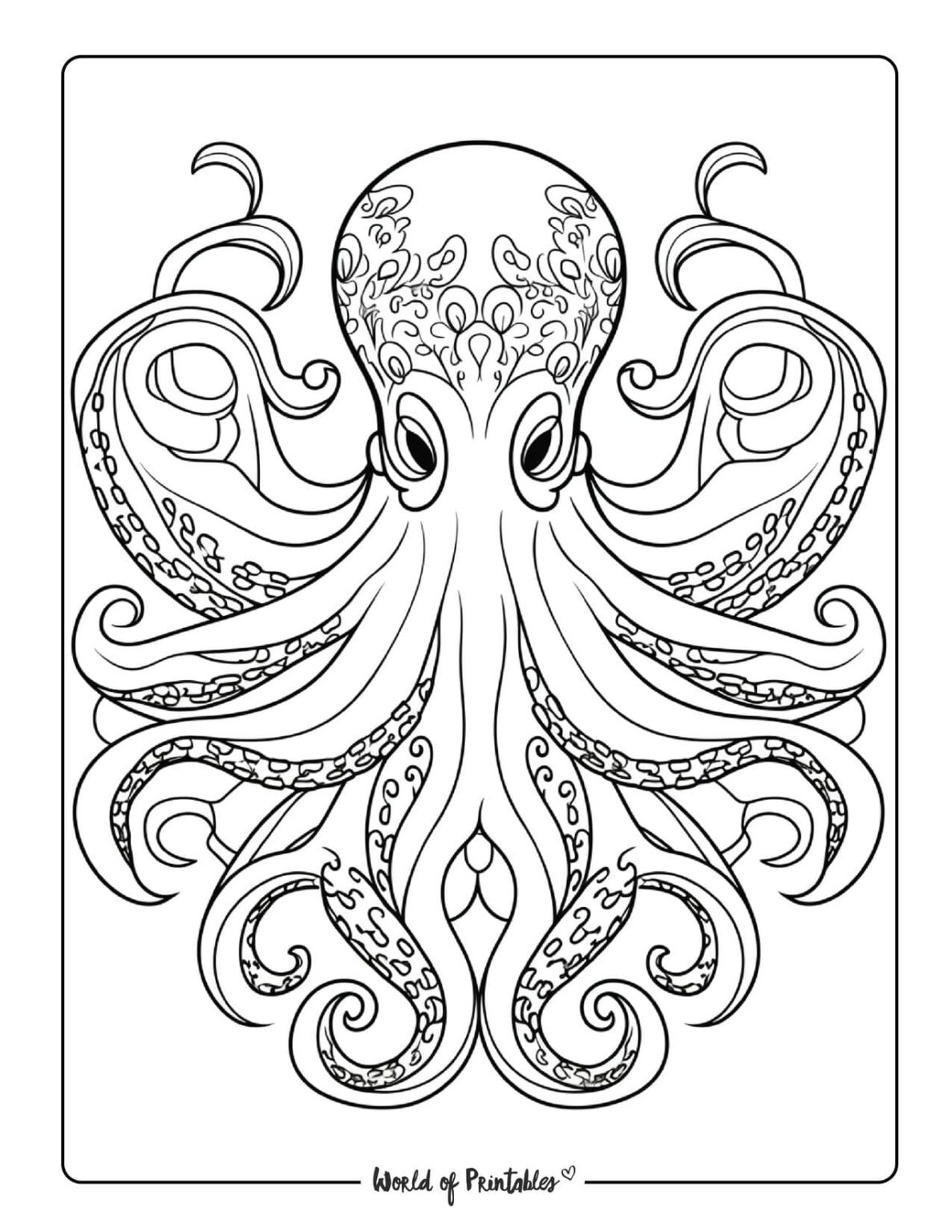 Sea Animal Coloring Pages For Kids & Adults - World of Printables