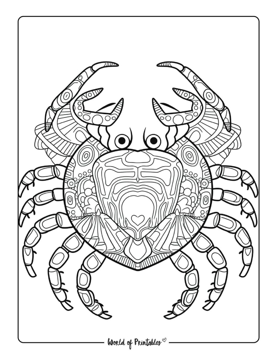 Sea Animal Coloring Pages For Kids & Adults - World of Printables