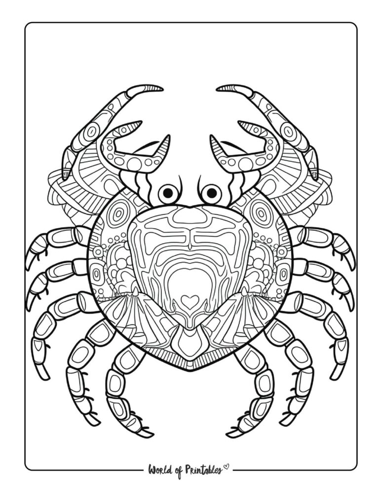 Sea Animal Coloring Pages For Kids & Adults - World of Printables