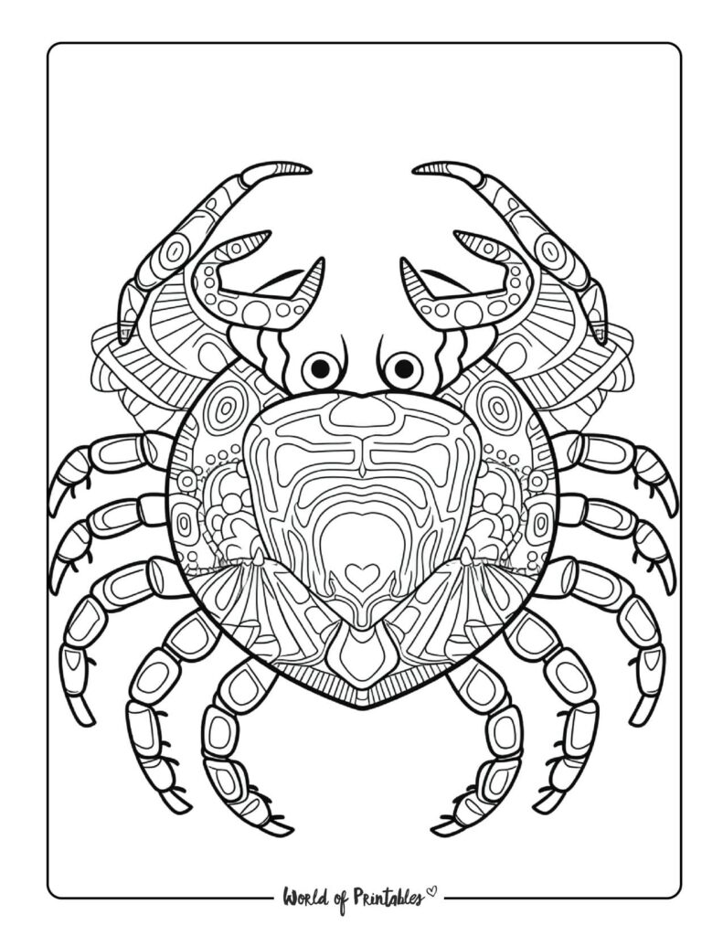 Sea Animal Coloring Pages For Kids & Adults - World of Printables