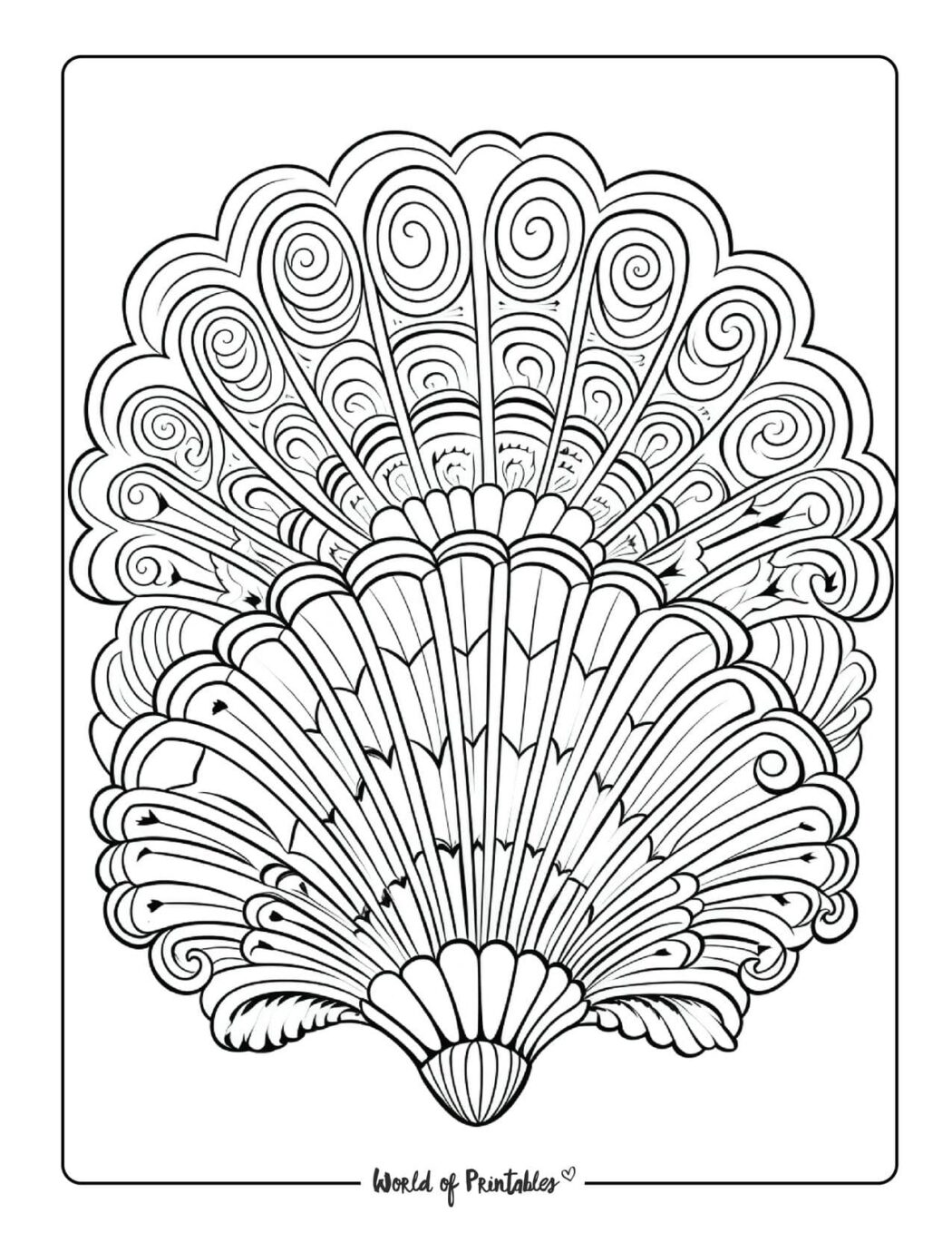 Sea Animal Coloring Pages For Kids & Adults - World of Printables