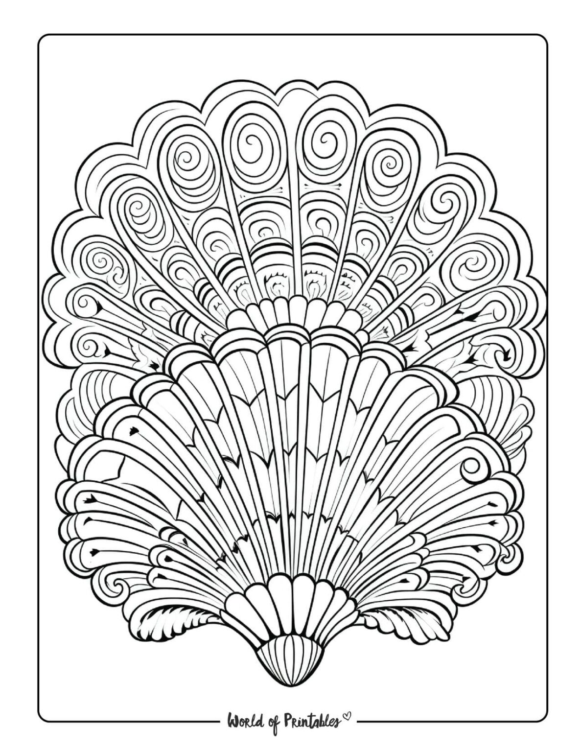 Sea Animal Coloring Pages For Kids & Adults - World of Printables