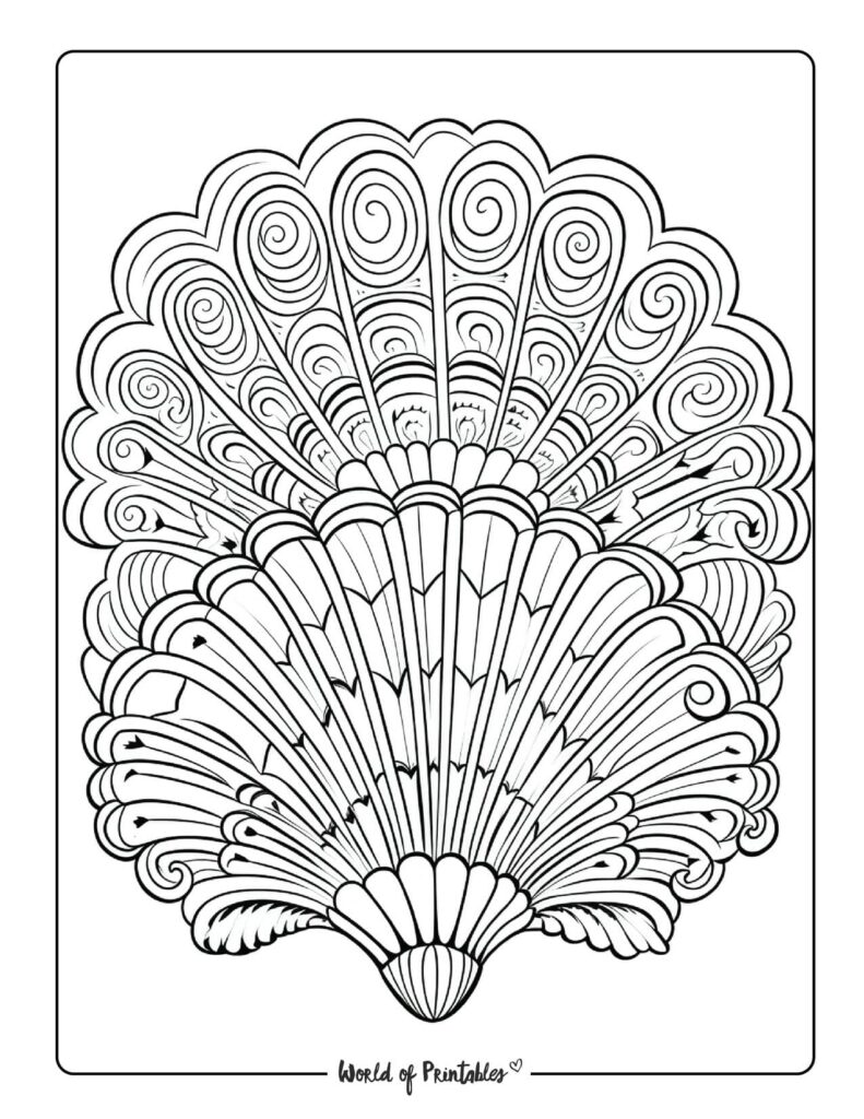 Sea Animal Coloring Pages For Kids & Adults - World of Printables