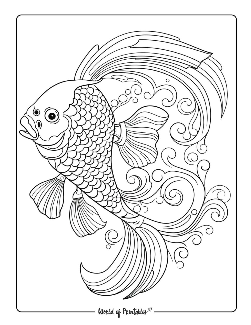 Sea Animal Coloring Pages For Kids & Adults - World of Printables