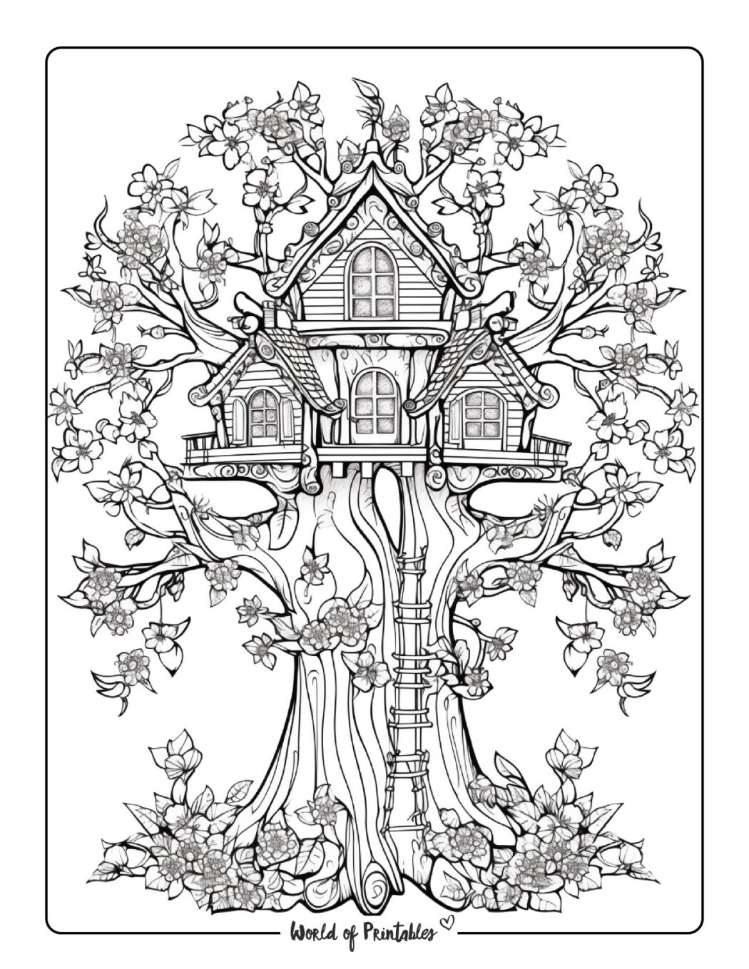 House Coloring Pages For Kids & Adults - World of Printables
