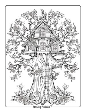 House Coloring Pages For Kids & Adults - World of Printables