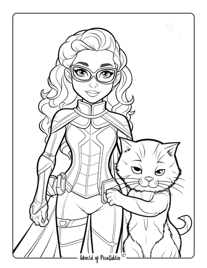 Hero Coloring Pages - World of Printables