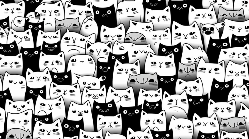 Cute Cat Wallpapers - World of Printables