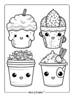 Food Coloring Pages - World of Printables