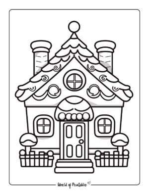 House Coloring Pages For Kids & Adults - World of Printables