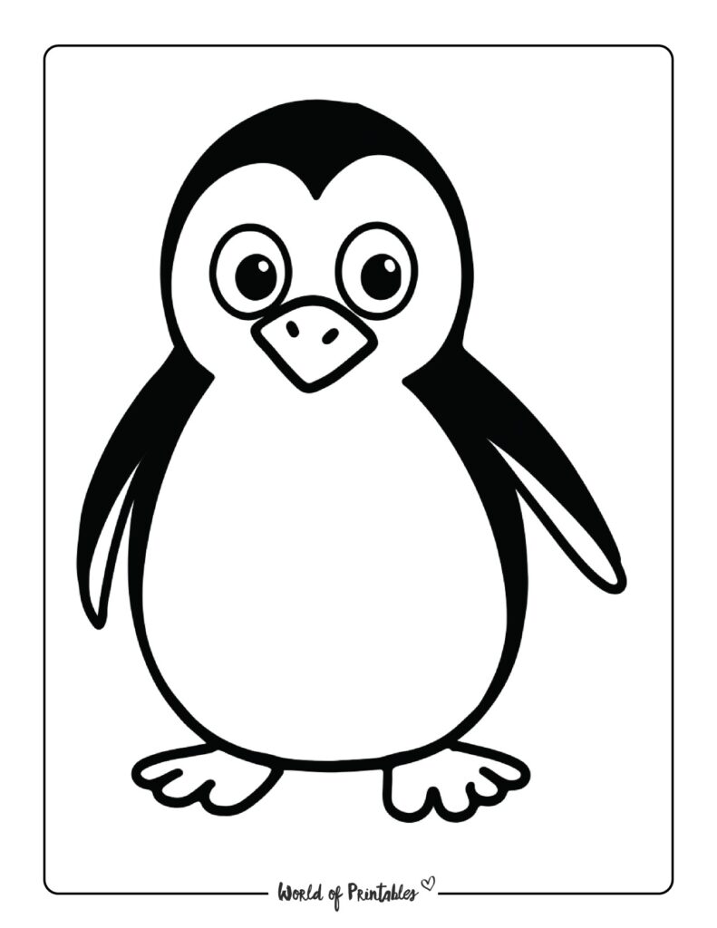 Penguin Coloring Pages For Kids & Adults - World of Printables