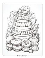 Food Coloring Pages - World of Printables