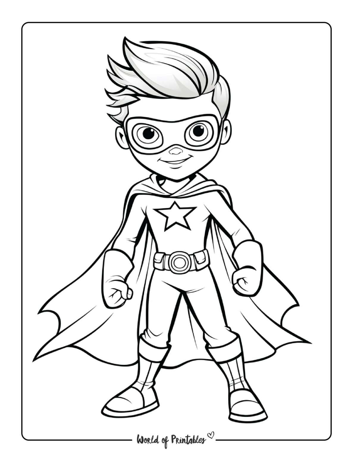 Hero Coloring Pages - World of Printables