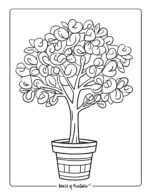 Tree Coloring Pages - World of Printables